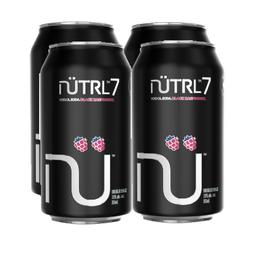 Nutrl 7 Vodka Soda Black Raspberry - 4 x 355mL