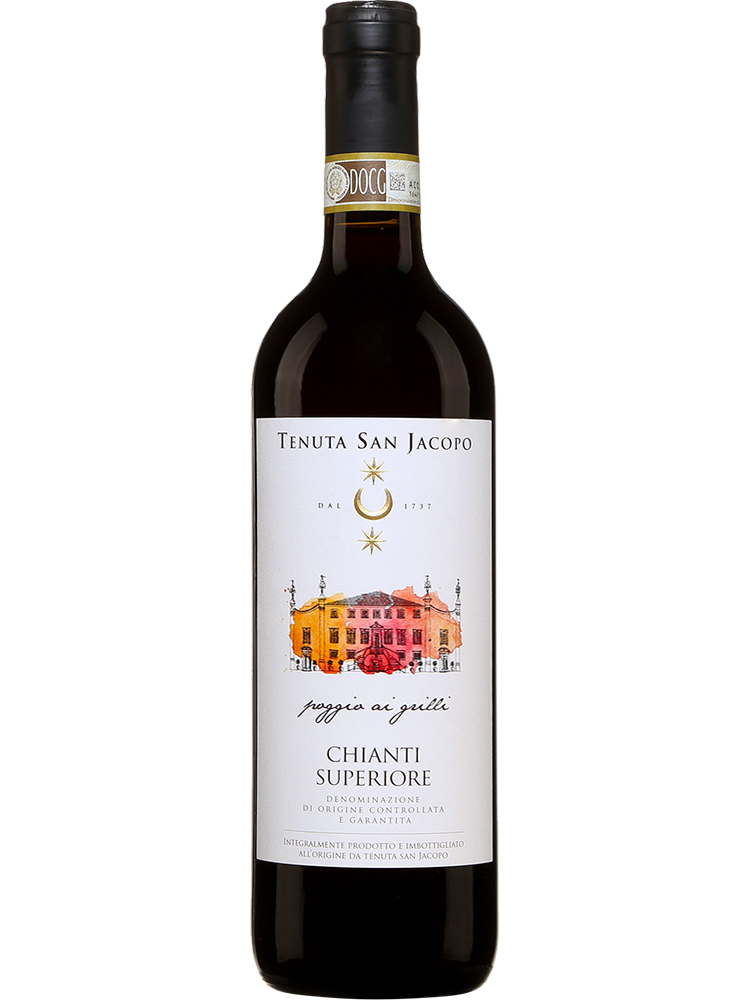 Tenuta San Jacopo Poggio ai Grilli Organic Chianti Superiore - 500 mL
