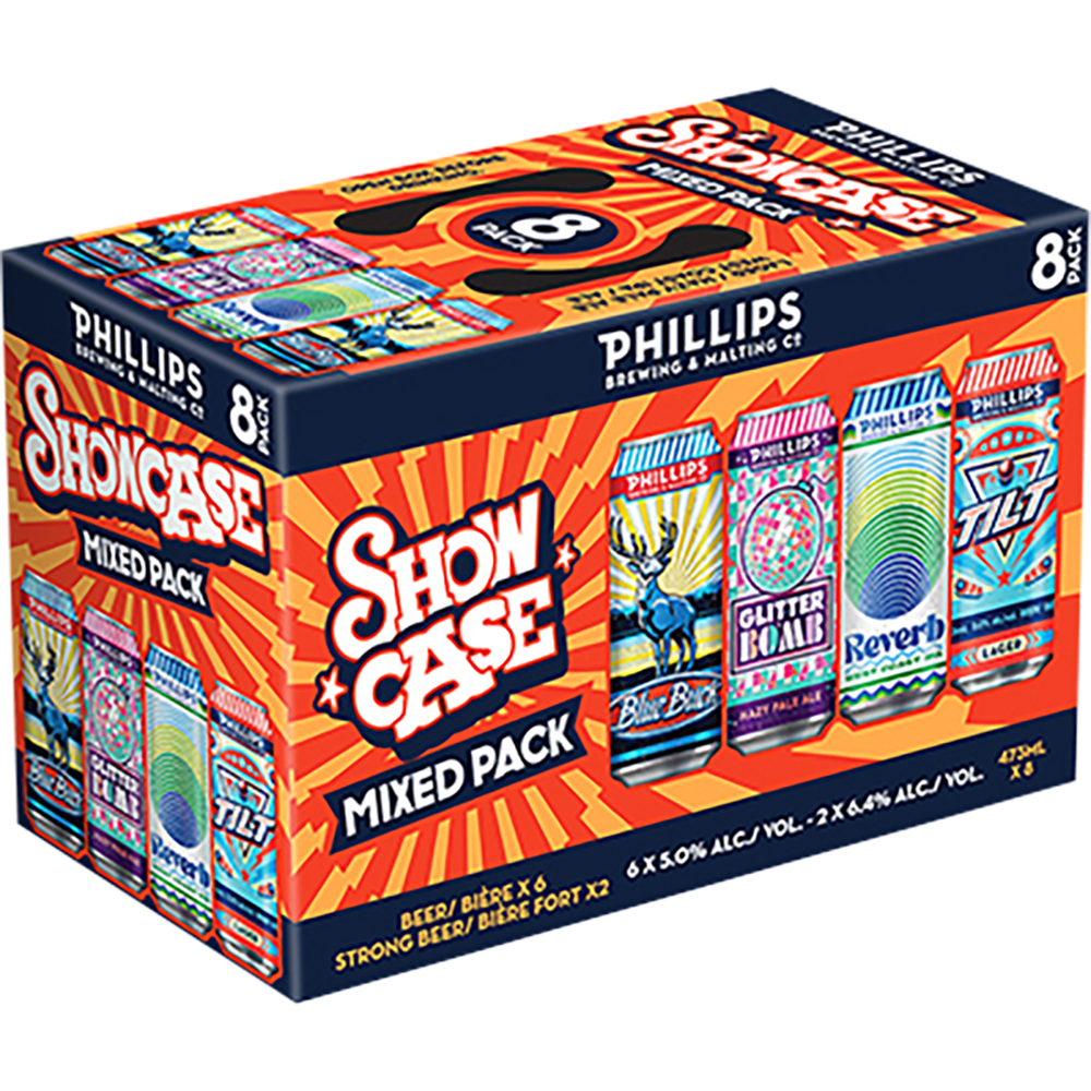 Phillips Showcase Mixed Pack - 8 x 473 mL