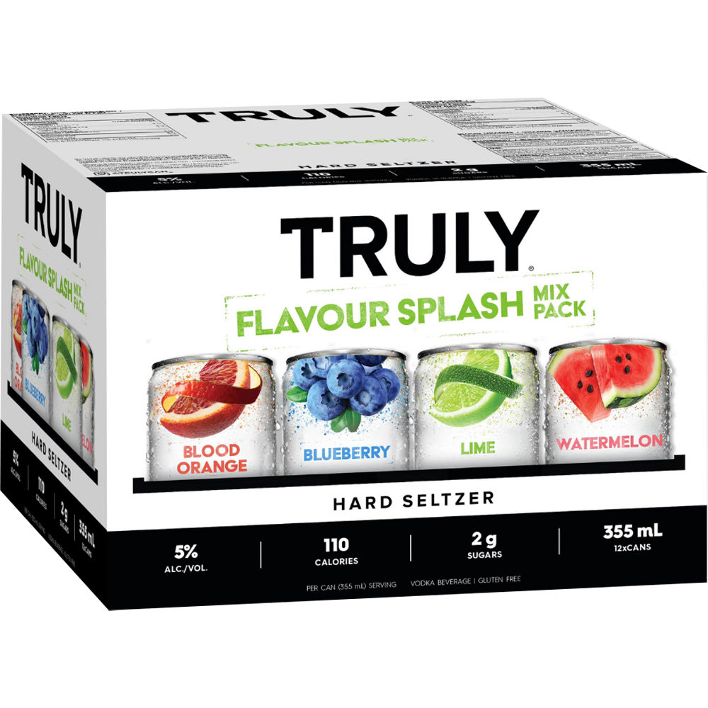 Truly Flavour Splash Mix Pack - 12 x 355 mL