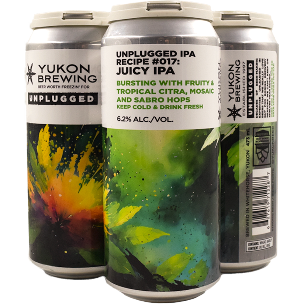 Yukon Brewing Juicy IPA - 4 x 473 mL