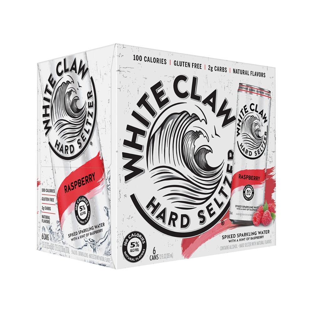 White Claw Raspberry - 6 x 355mL