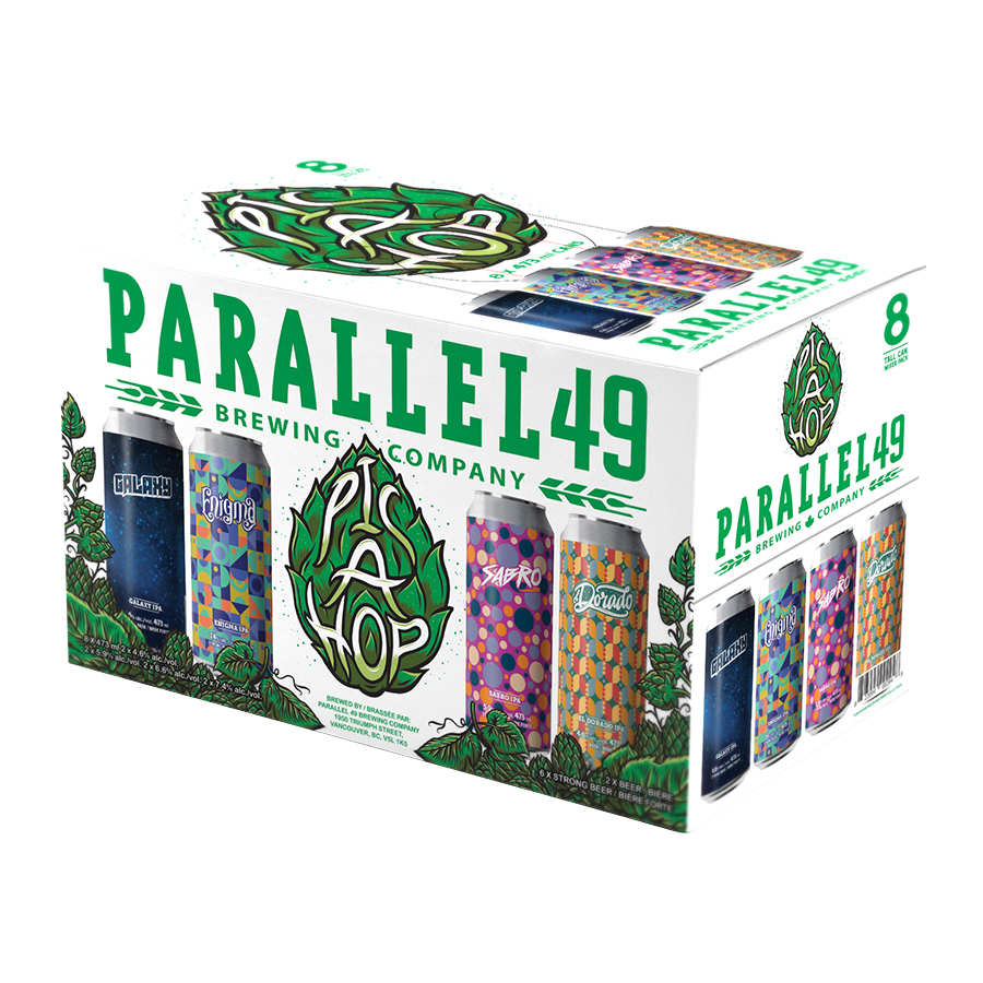 Parallel 49 Pic-A-Hop Variety Pack - 8 x 473mL