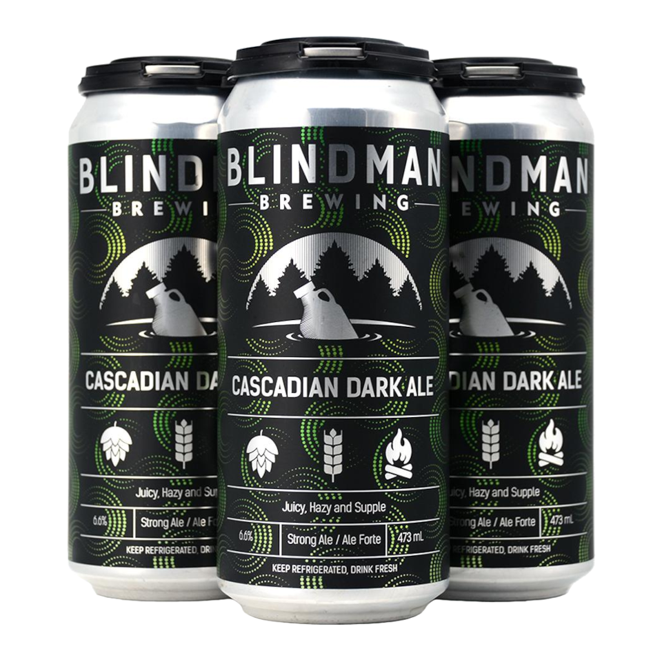 Blindman Cascadian Dark Ale - 4 x 473mL
