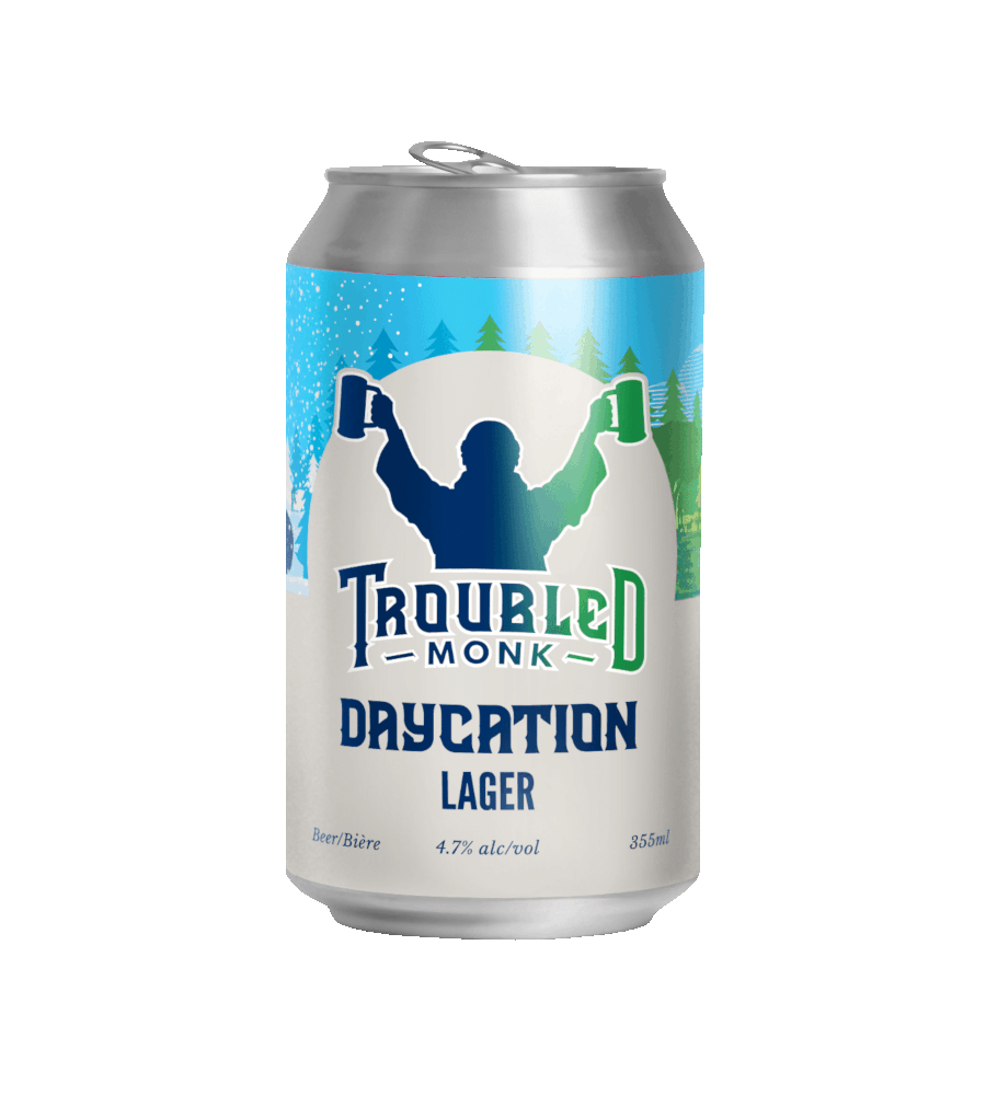 Troubled Monk Daycation Lager - 6 x 355mL