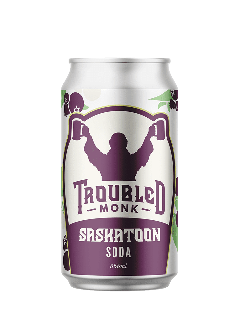Troubled Monk Saskatoon Soda - 6 x 355mL