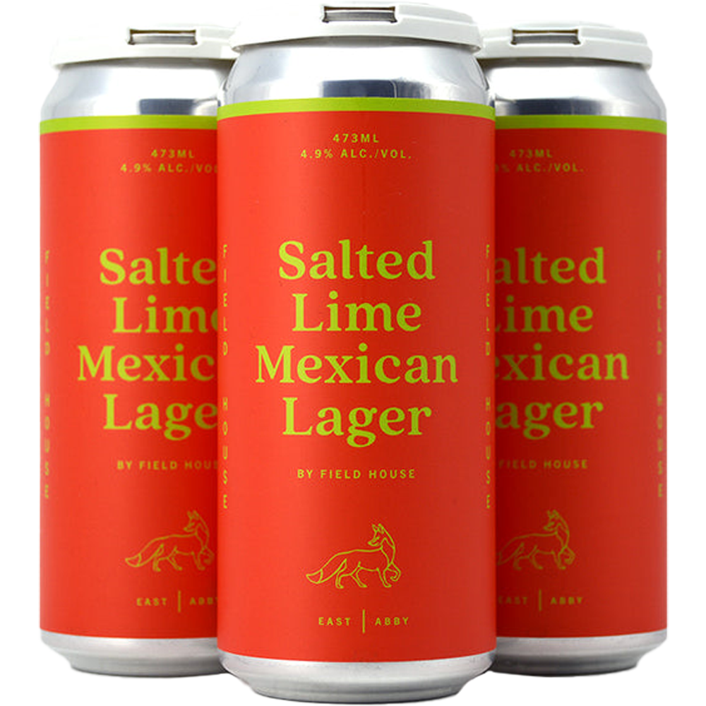 Field House Salted Lime Mexican Lager - 4 x 473 mL