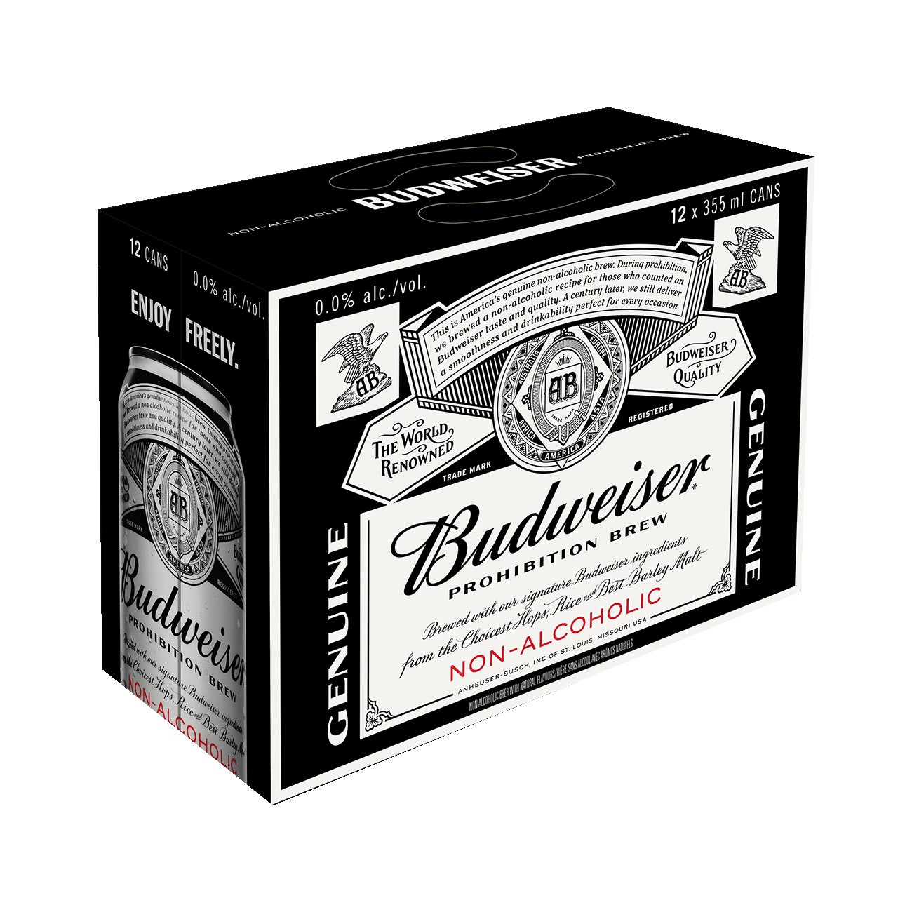 Budweiser Prohibition - 12 x 355mL