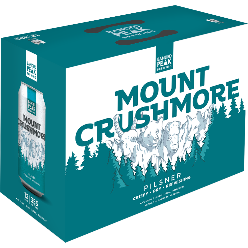 Banded Peak Mount Crushmore 12 x 355 mL