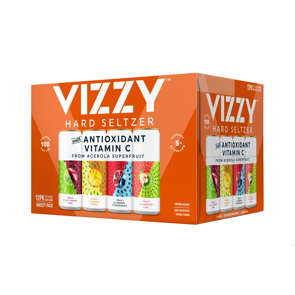 Vizzy Hard Seltzer Variety Pack - 12 x 355mL