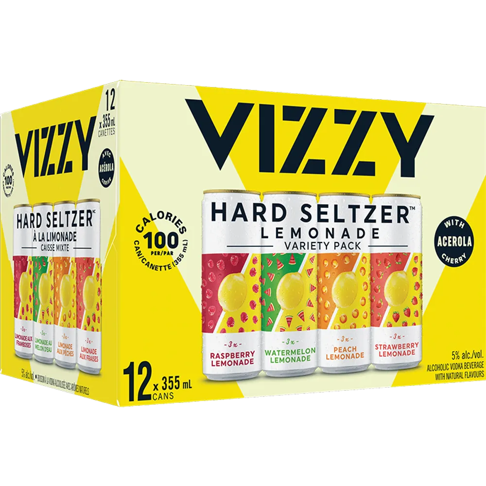 Vizzy Lemonade Mixer - 12 x 355mL