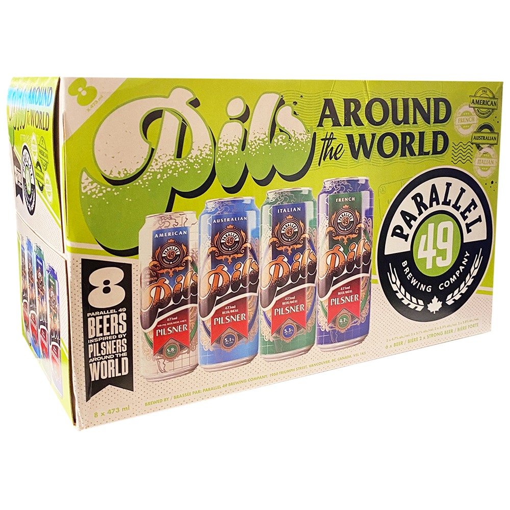 Parallel 49 Pils Around the World - 8 x 473mL