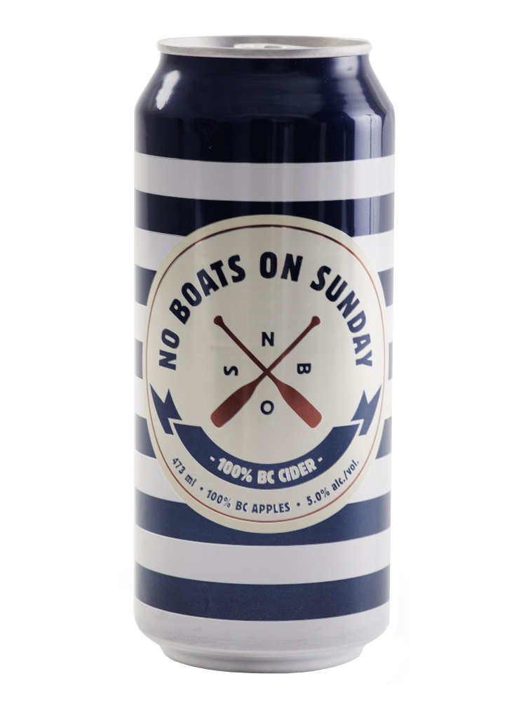 No Boats On Sunday 100% BC Cider - 4 x 473mL